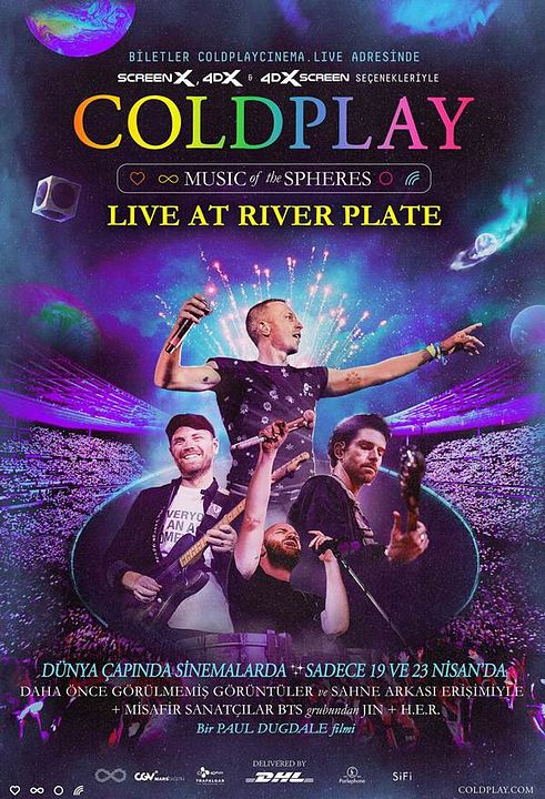Coldplay - Music Of The Spheres: Live At River Plate afiş - Afiş 2 ...